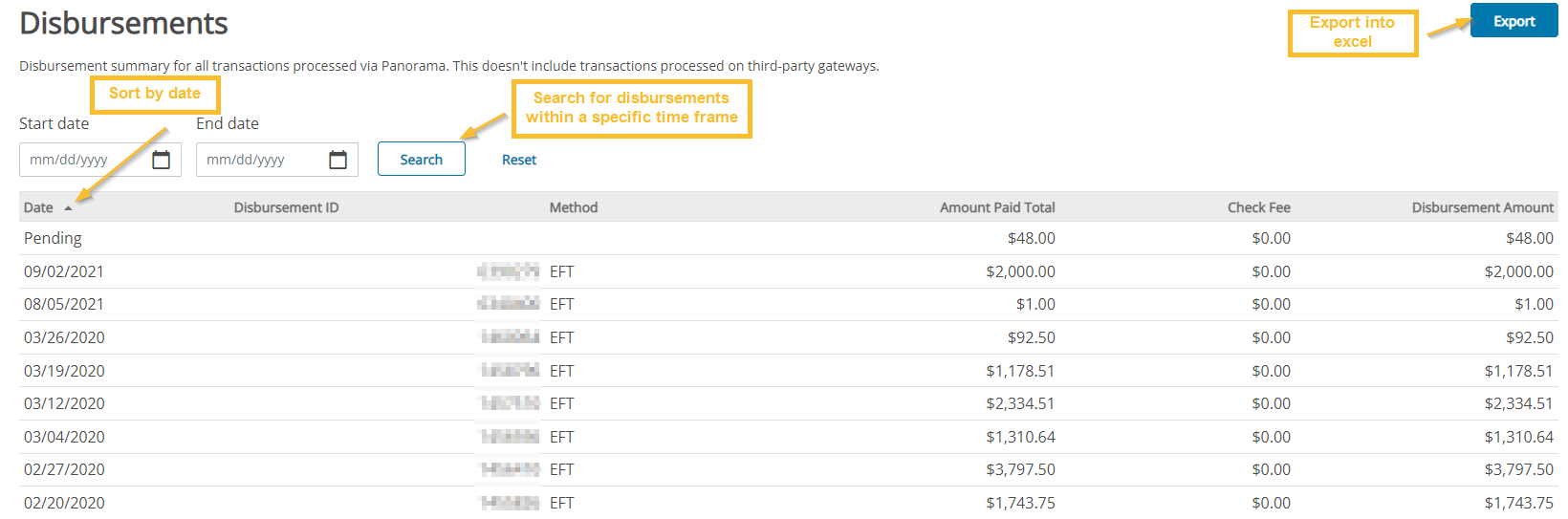 How Do I View My Disbursements? – FrontStream