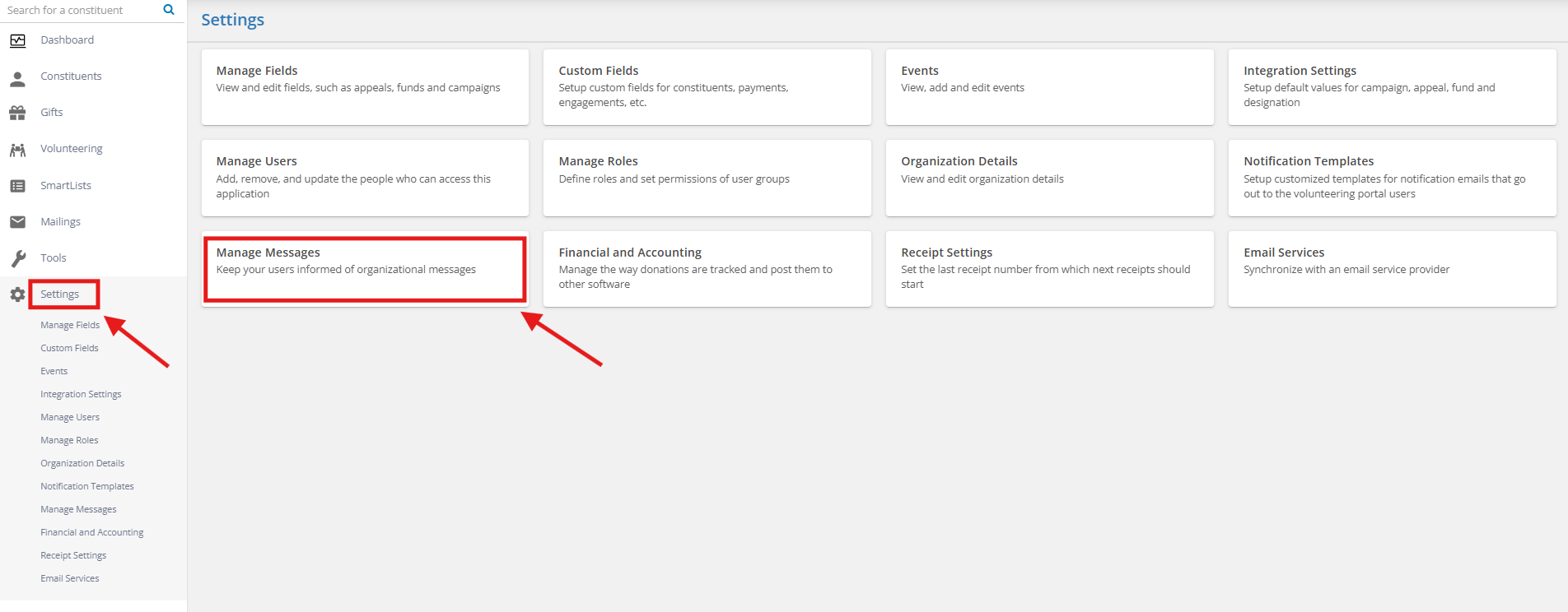 Panorama Premium Donor Management Dashboard – FrontStream