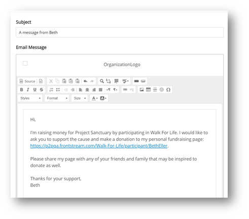 How Participants Send Emails – FrontStream