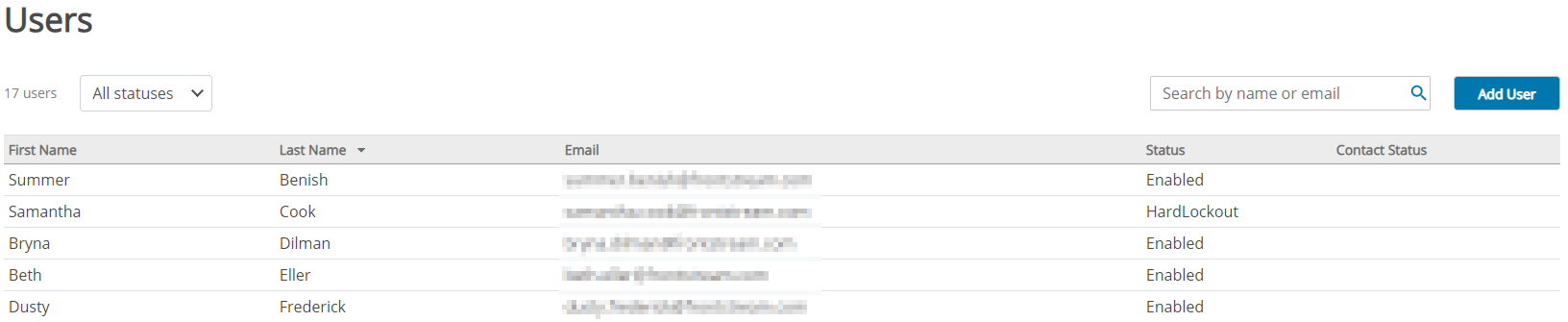 Panorama Account Settings – FrontStream