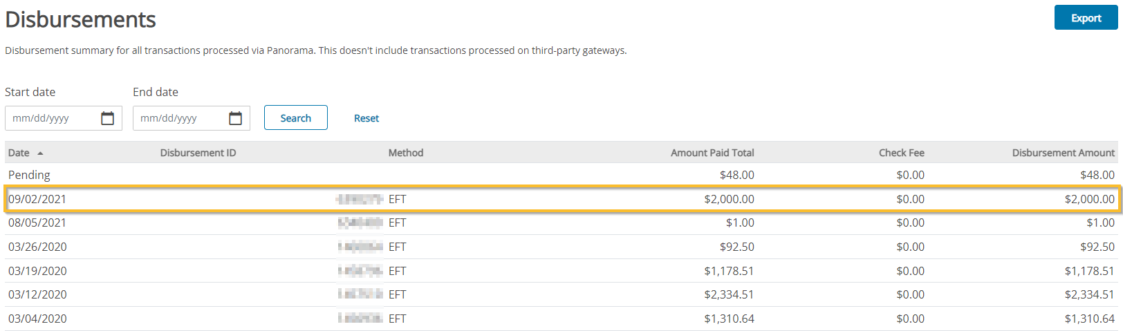 How Do I View My Disbursements? – FrontStream