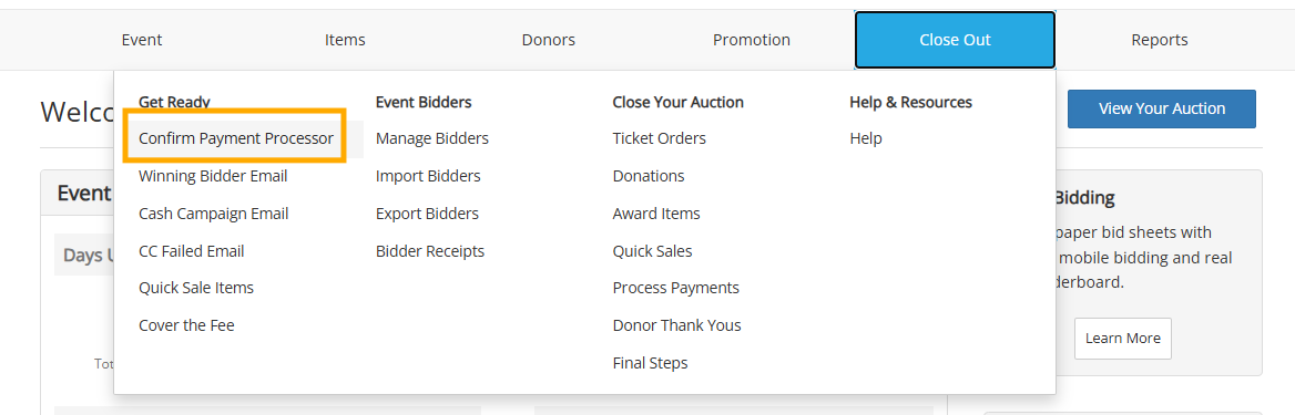 Auction Go-Live Checklist (New BFG UI) – FrontStream